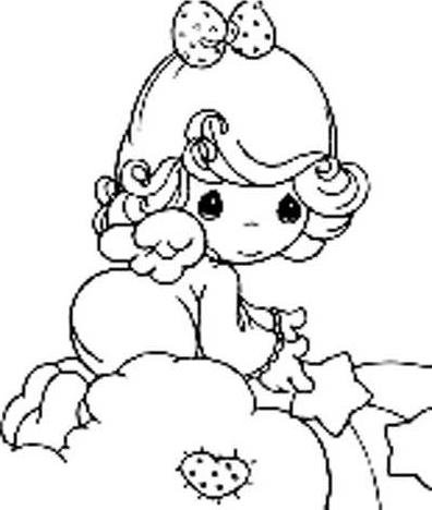 precious moments angels coloring pages