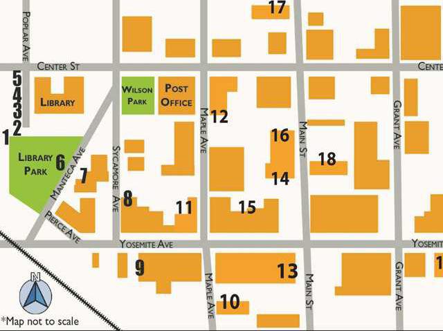 Map for walking tour of Mantecas murals - Manteca Bulletin