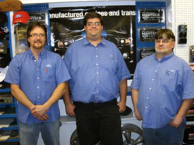 Parts manager Randy Morgenstern is a Ford man through and through ...