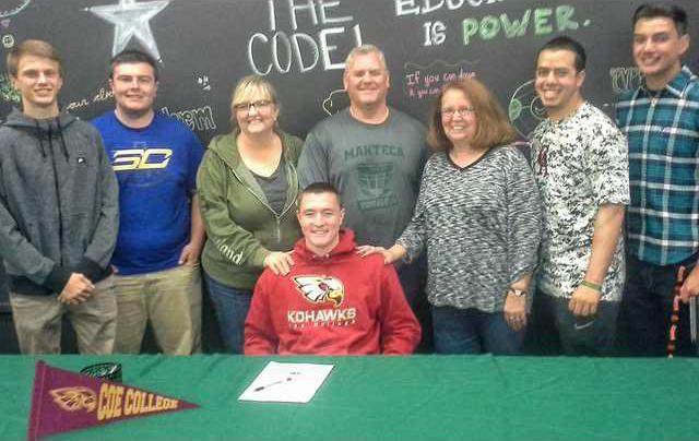 Manteca catcher Rohovit signs with Iowa-based Coe College - Manteca ...