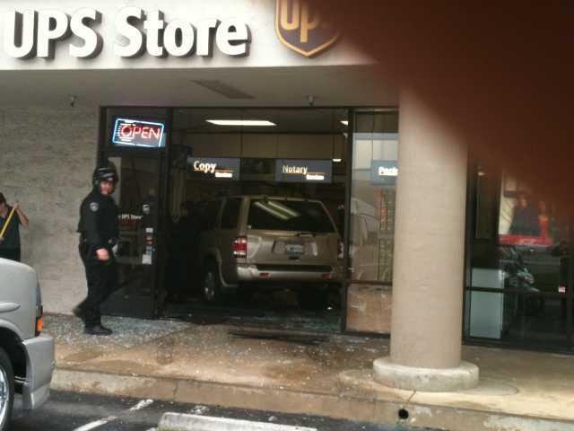 Vehicle Crashes Into Local UPS Store - Oakdale Leader