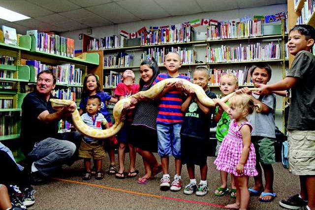 'Python' Ron entertains library audiences - Turlock Journal