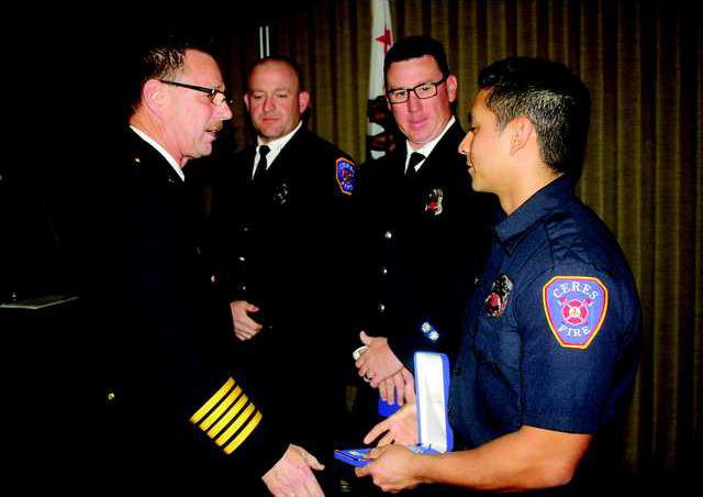 Newbies join Ceres Fire as 3 heroes feted - Ceres Courier