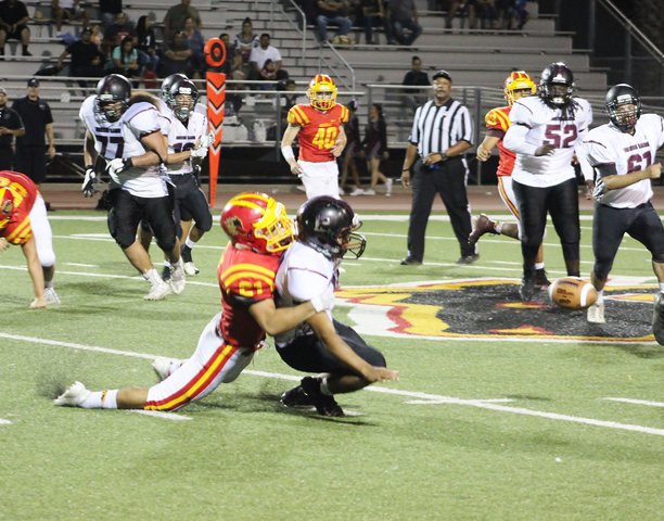 Mustangs Blow Out Cougars In Varsity Football Action - Oakdale Leader