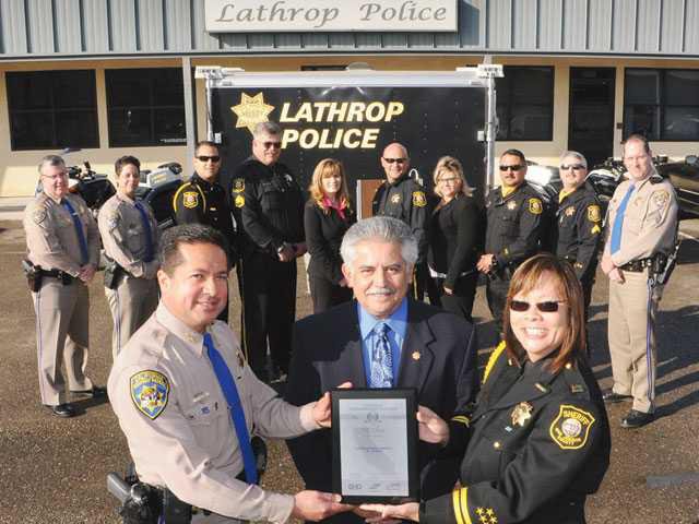 Lathrop Police earn traffic safety kudos - Manteca Bulletin