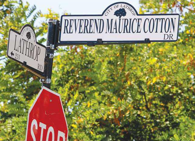 Lathrop honors late Rev. Cotton by re-naming street after him - Manteca ...