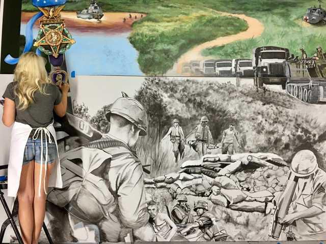 VIETNAM WAR MURAL - Manteca Bulletin