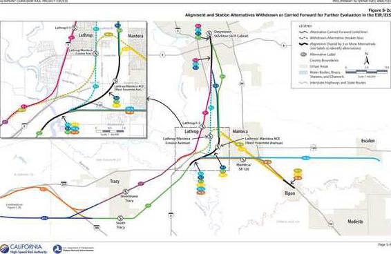 Manteca could have 2 high speed rail lines - Manteca Bulletin