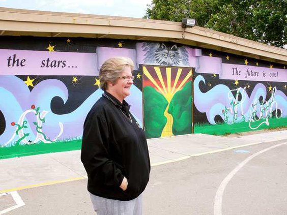 Calla High students paint first mural - Manteca Bulletin