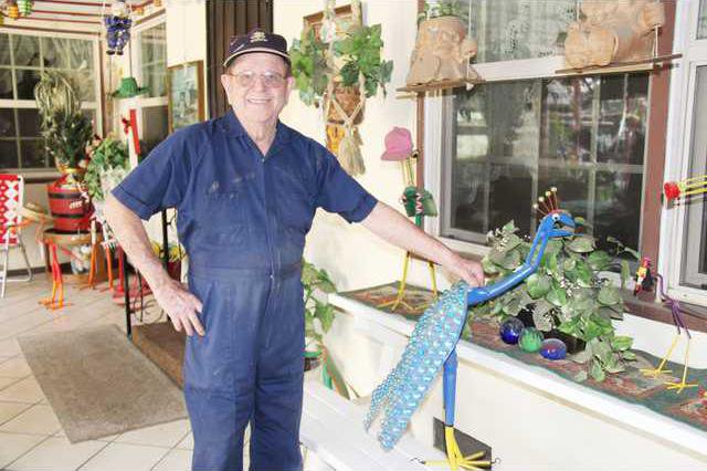Turlock retiree turns eye for detail into yard art - Turlock Journal
