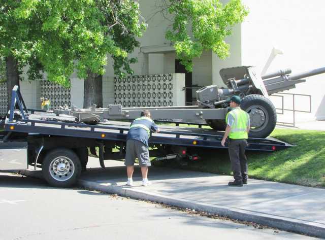 Historic War Memorial Cannon finds new home in Central Park - Turlock ...