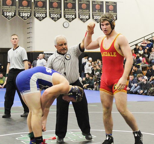Next Stop State Meet For Nine Mustang Wrestlers - Oakdale Leader