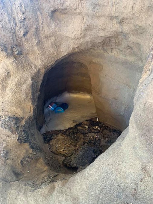 Homeless tunneling into city overpass - Manteca Bulletin