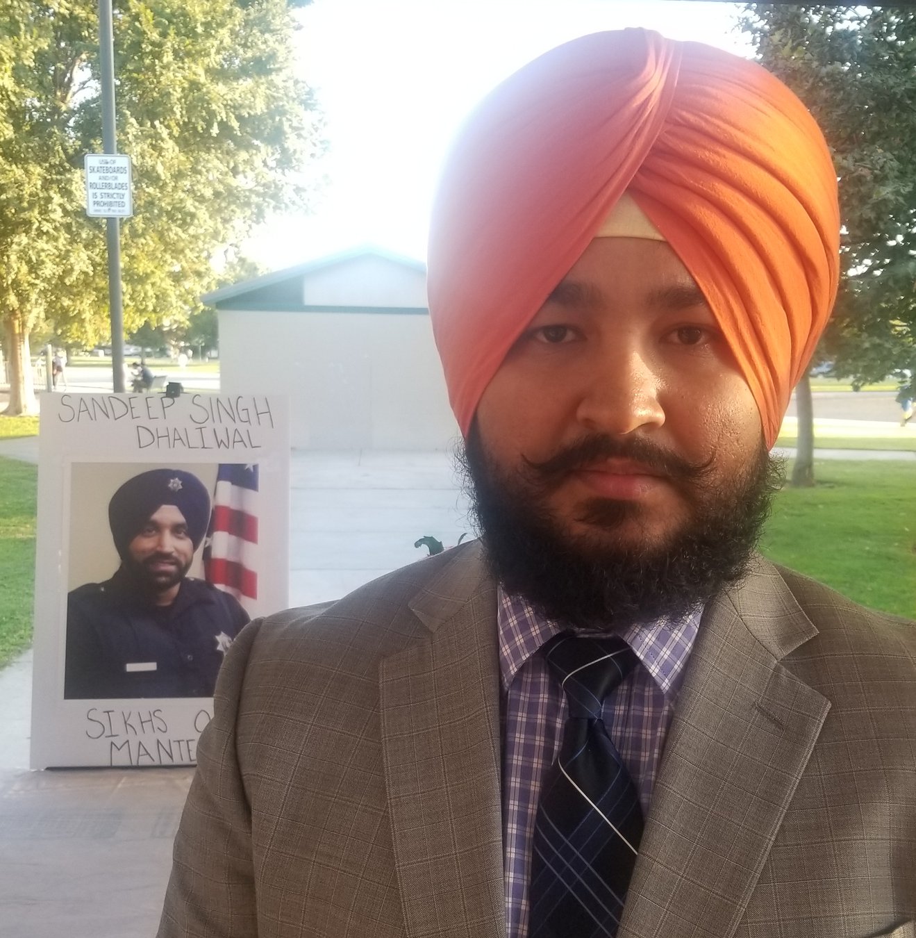 Mantecans honor fallen trailblazing Sikh police officer - Manteca Bulletin