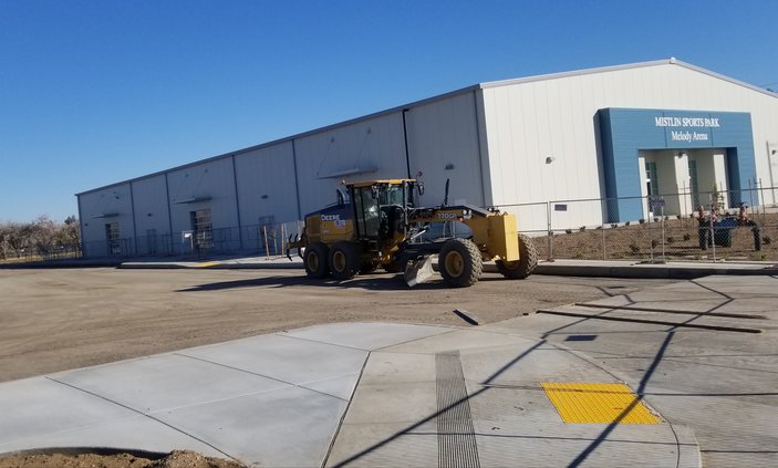 200-space paver parking lot under construction at Ripon sports complex - Manteca Bulletin