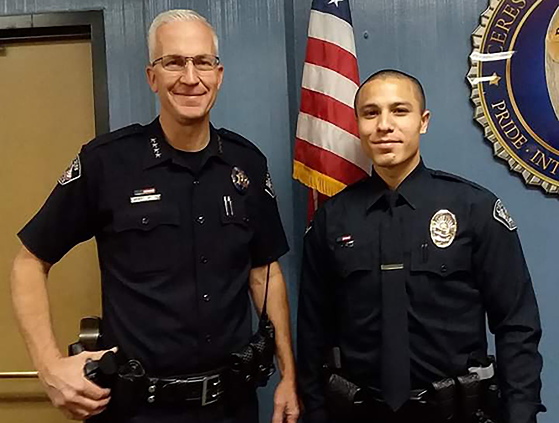 Teammates now brothers in blue - Ceres Courier