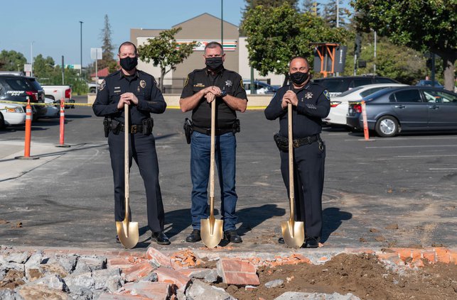 New memorial being built for fallen officers - Manteca Bulletin