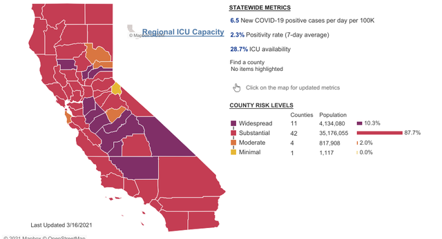 Stanislaus County still in purple tier, but making progress towards red ...
