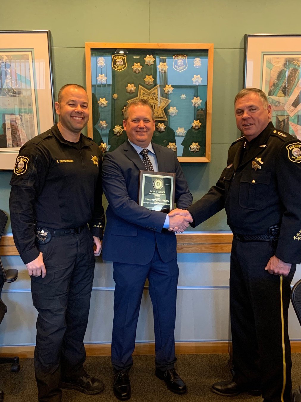 Sterni is Rotary’s Officer of the Year for SJCSO - Manteca Bulletin