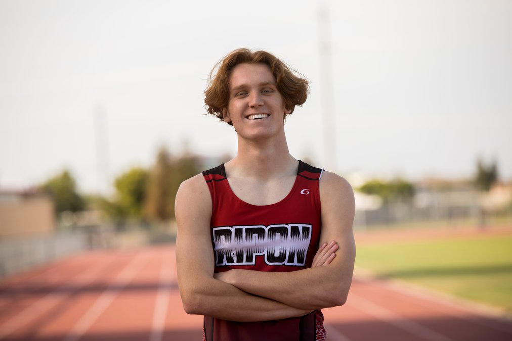 ATHLETE OF THE WEEK: Landon West, Ripon track & field - Manteca Bulletin