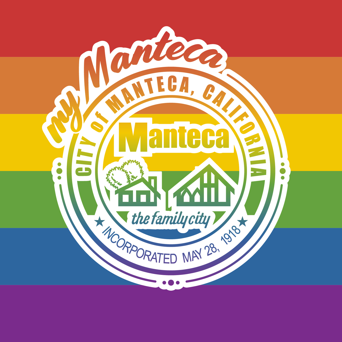 LGBT Pride Month: Manteca rolls out ‘rainbow’ city logo - Manteca Bulletin