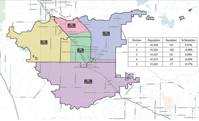 Redistricting brings little change to TID electoral map - Turlock Journal