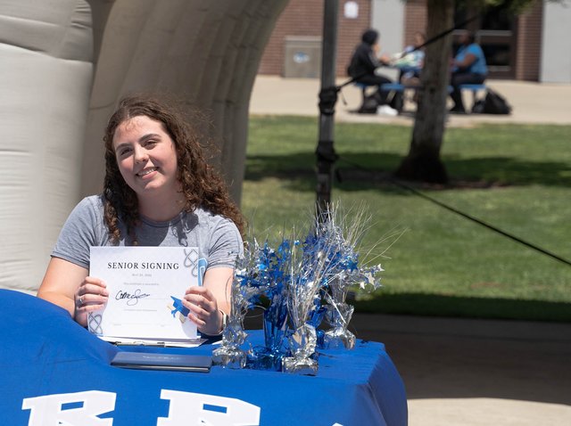 Sierra honors its seniors with college signing event - Manteca Bulletin