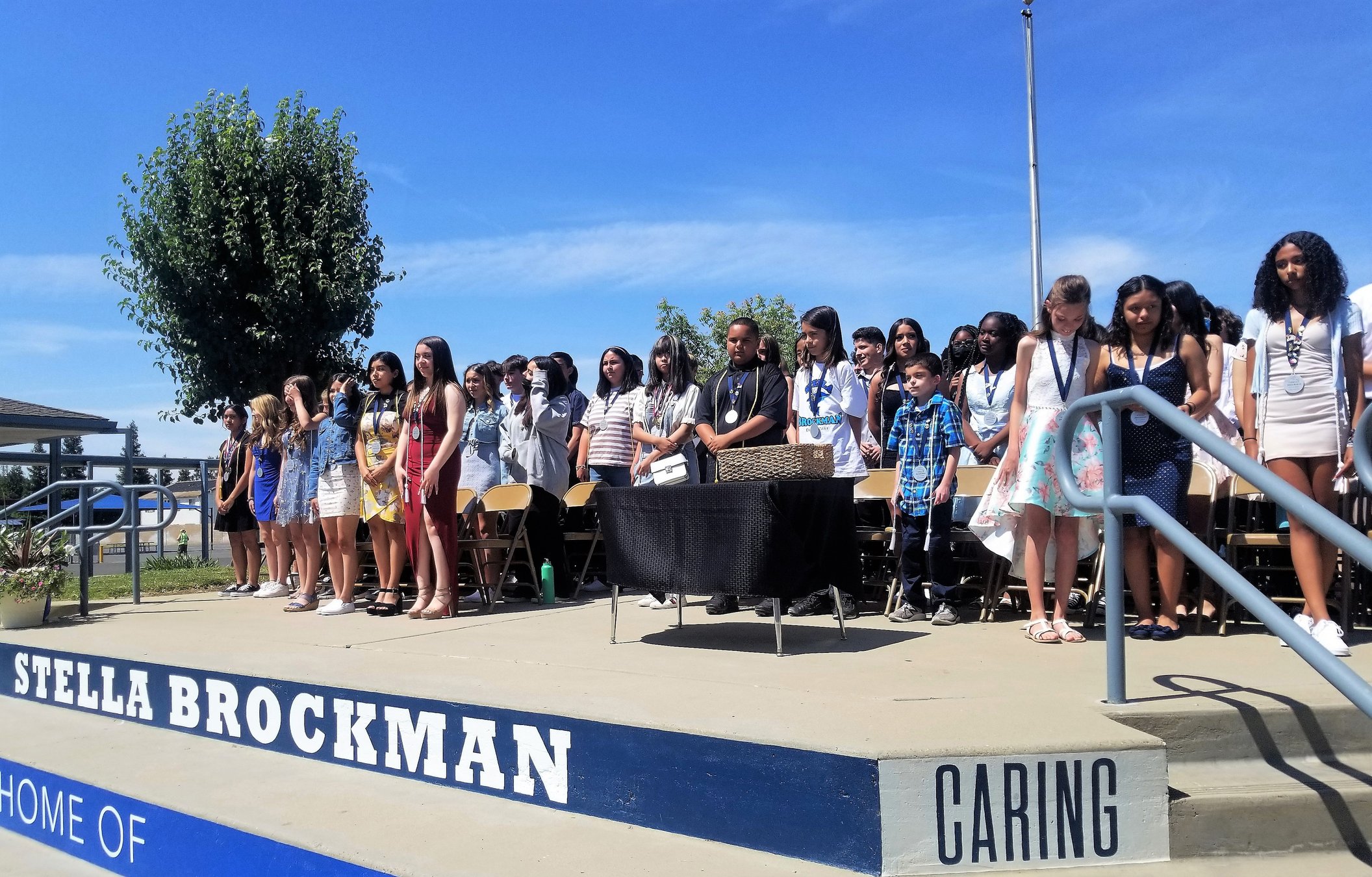 Stella Brockman promotes 105 8th graders - Manteca Bulletin