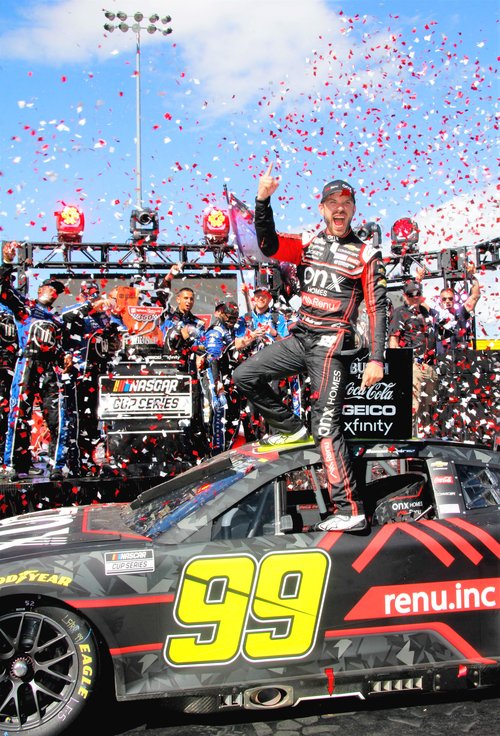 Suarez dominates en route to historic NASCAR win at Sonoma - Manteca ...
