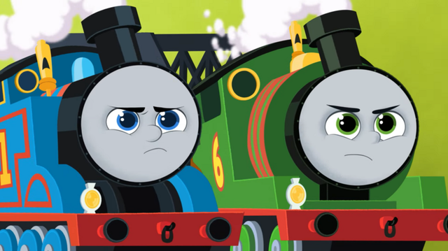 Thomas the Tank engine lets off steam about Slick the Runaway High ...