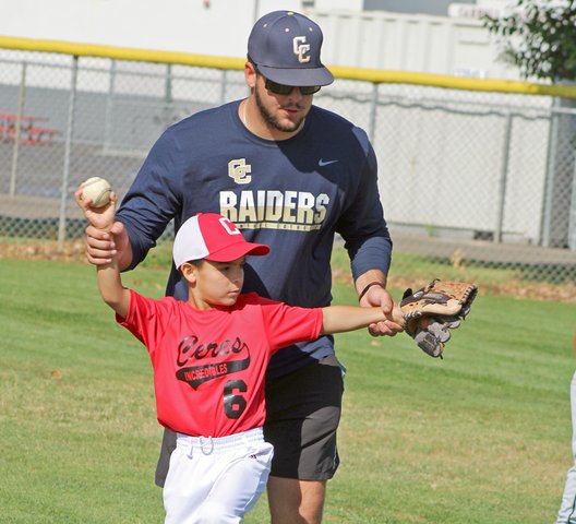 Former CYB player Durossette leads clinic - Ceres Courier