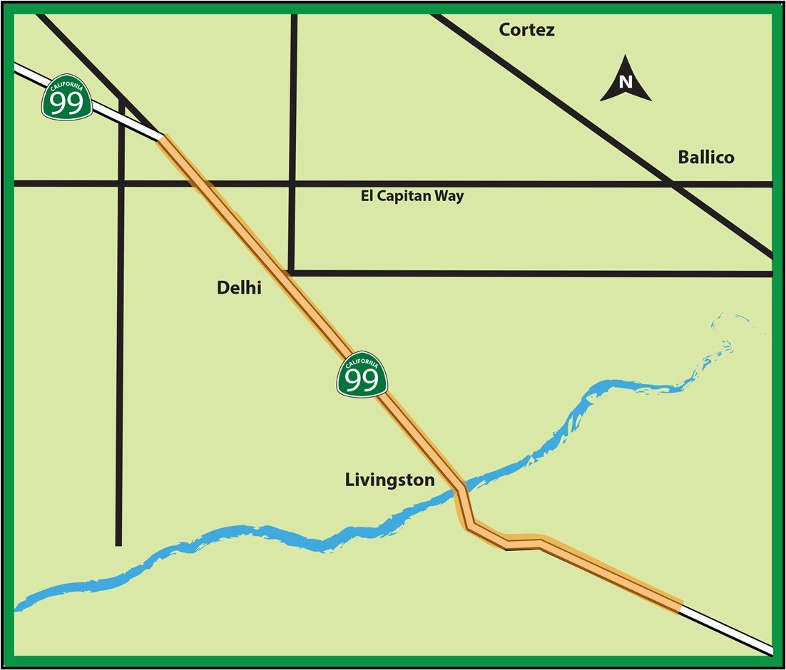 Caltrans begins southbound expansion of Highway 99 - Turlock Journal