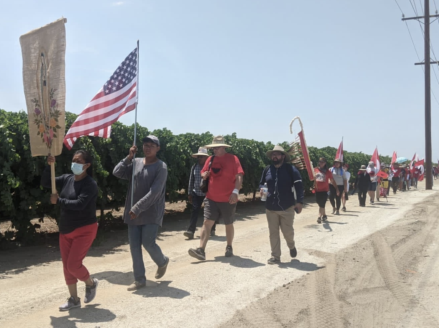 Farmworkers march coming through Turlock - Turlock Journal