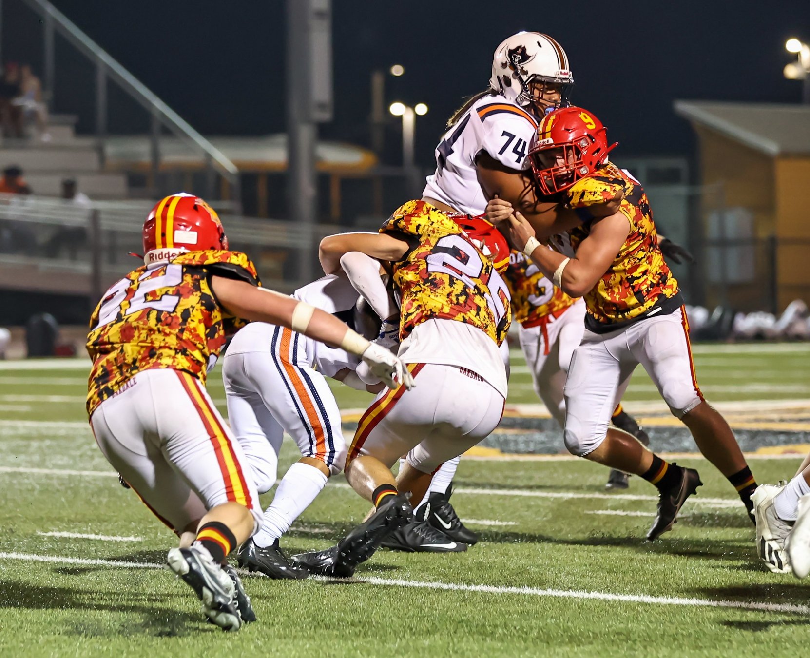 Football Mustangs, Colts Overwhelm Balboa At The Corral - Oakdale Leader
