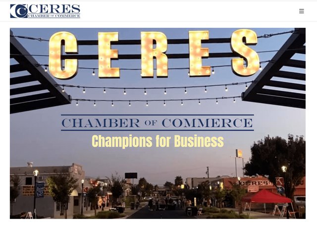 Ceres Chamber of Commerce website gets makeover - Ceres Courier