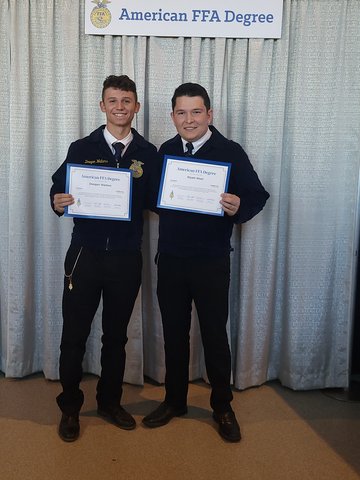 Local FFA members awarded National American FFA Degree - Turlock Journal