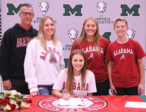 Manteca’s Cami Silva signs with second-ranked Alabama - Manteca Bulletin