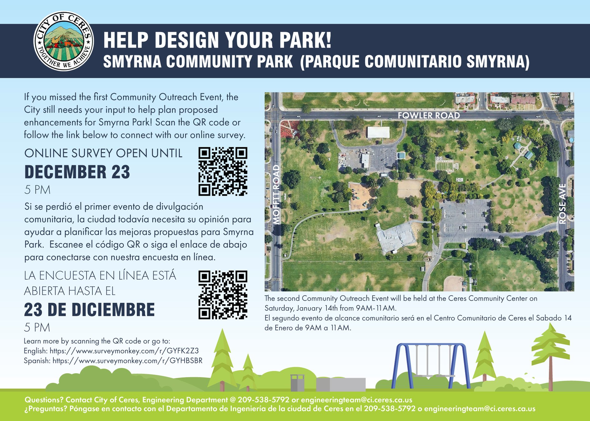 City wants public’s ideas for Smyrna Park - Ceres Courier