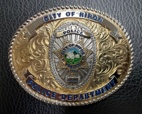 Ripon Police force creates own belt buckle - Manteca Bulletin
