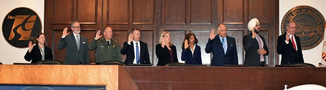 Schools superintendent Kuykendall among county officials taking oath ...