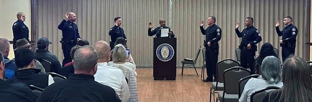 Swearing-in ushers in new police leaders - Ceres Courier