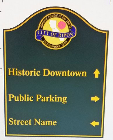 Ripon wayfinding signs could cost $137,000 - Manteca Bulletin