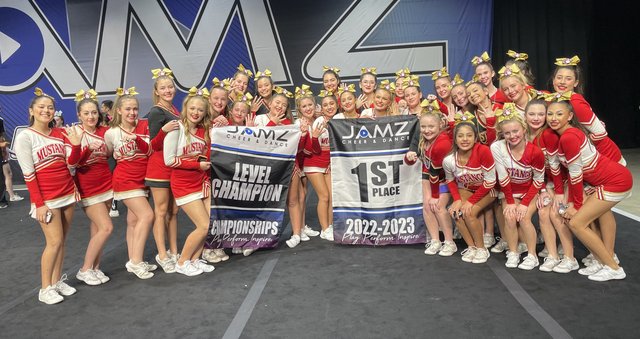 OHS Competitive Cheer Brings Home State Rings - Oakdale Leader