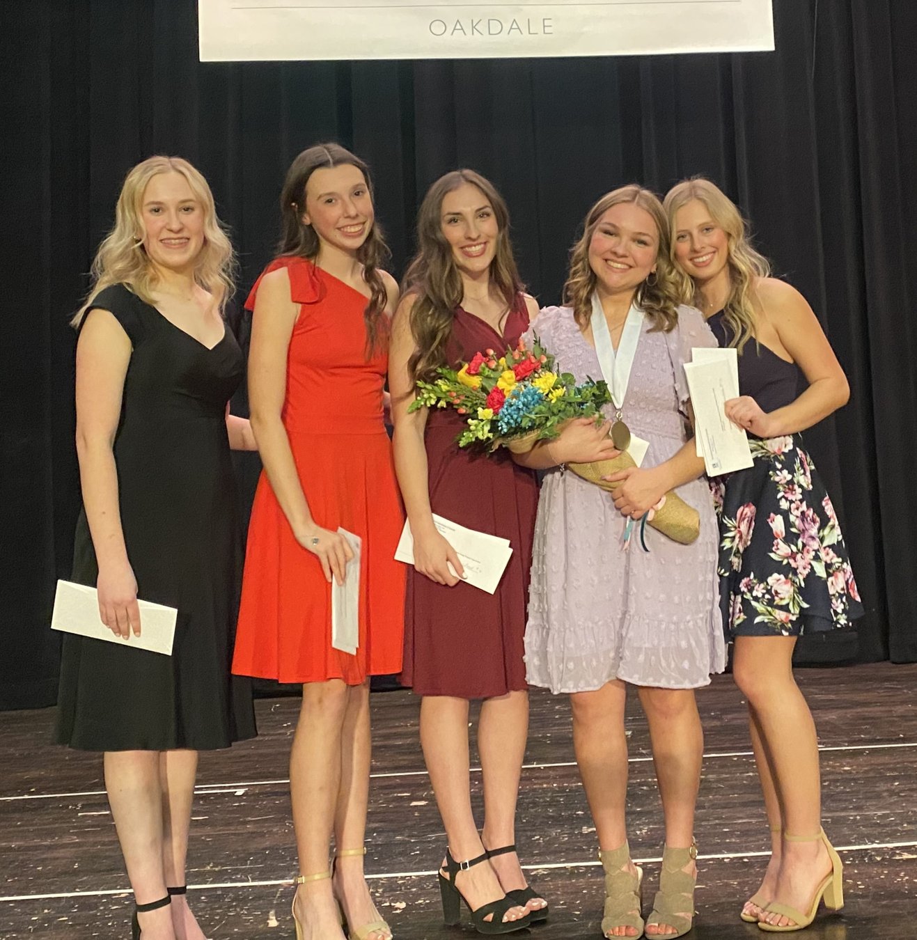 Distinguished Young Woman Medallion Earned By Miller - Oakdale Leader