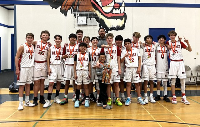 Championship Season For OJHS Eighth Grade Hoop Boys - Oakdale Leader