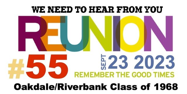 Reunion Committee Seeks Input From ’68 Classmates - Oakdale Leader