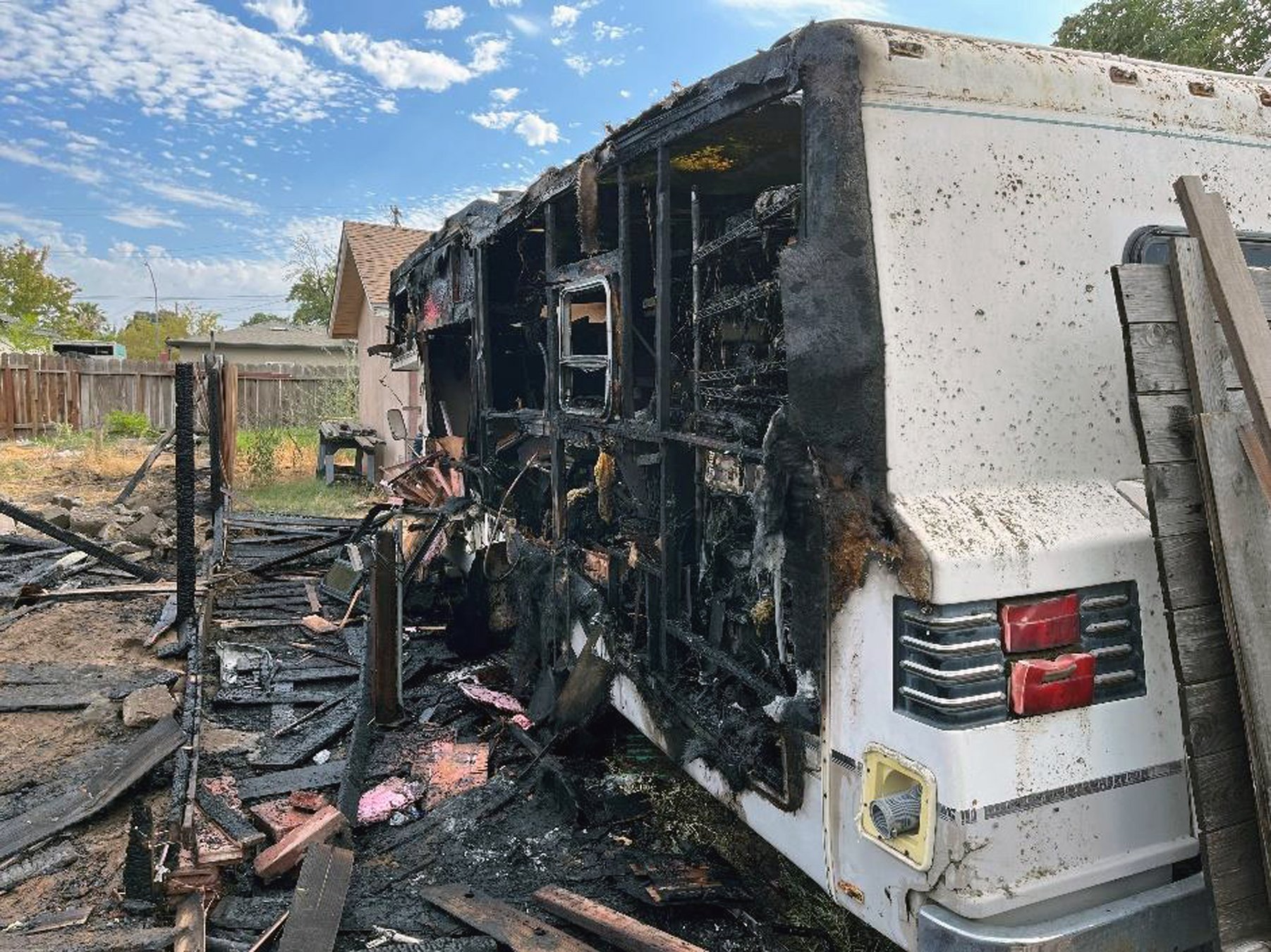 Fire destroys home under construction - Ceres Courier