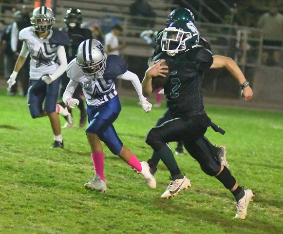 Carabello plays part in 7 TDs as Jr. Buffs trample Cowboys - Manteca ...