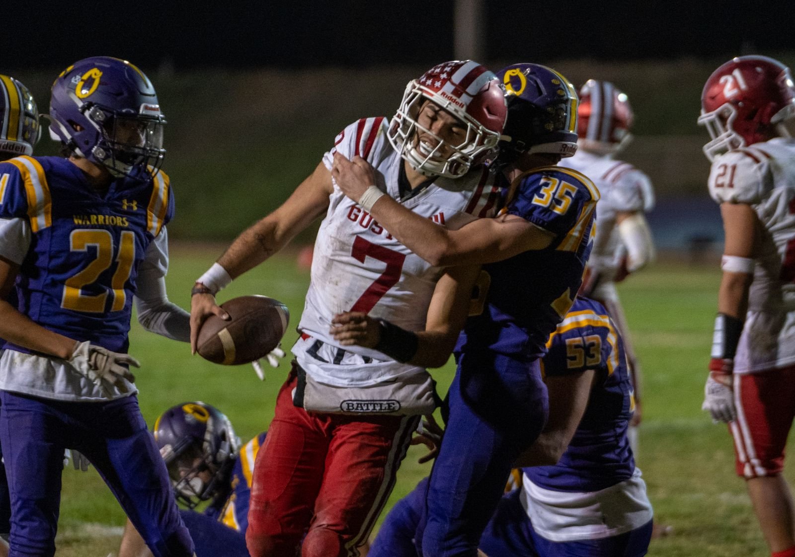 Gustine football star plays on in spite of recent tragedy - Turlock Journal