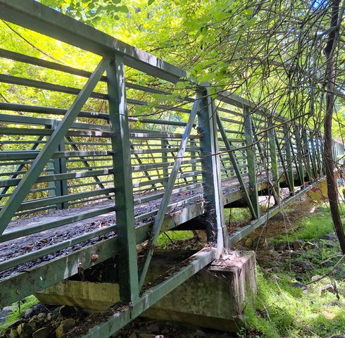 Work on reopening Stanislaus River foot bridge moving forward - Manteca ...